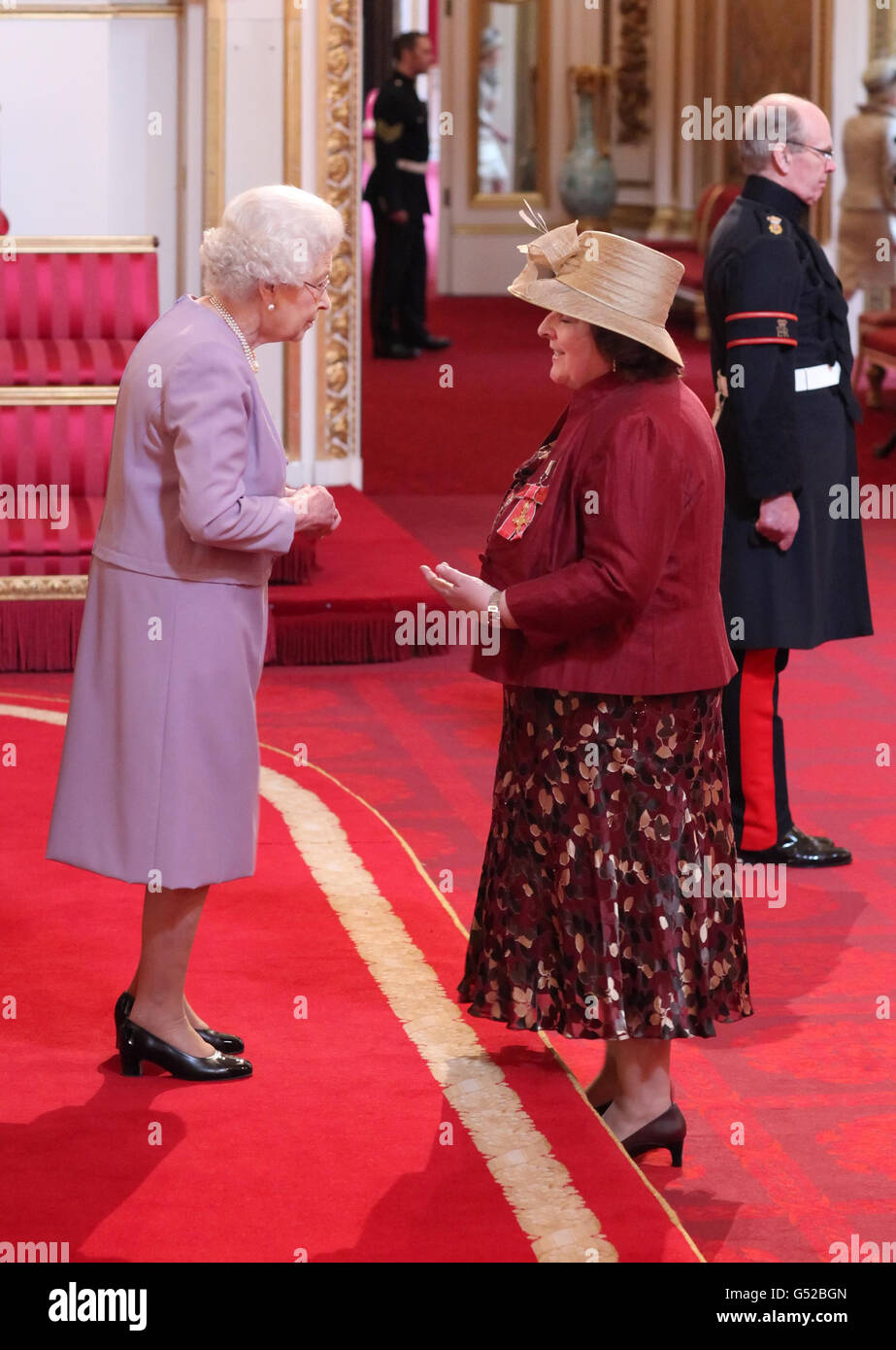 Lynn Slinger from Leicester is made an Officer of the British Empire ...