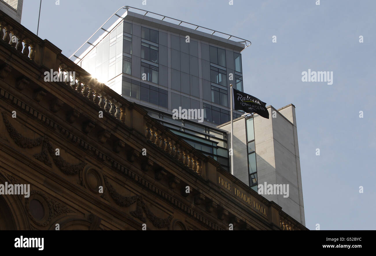 Manchester free trade hall hi-res stock photography and images - Alamy