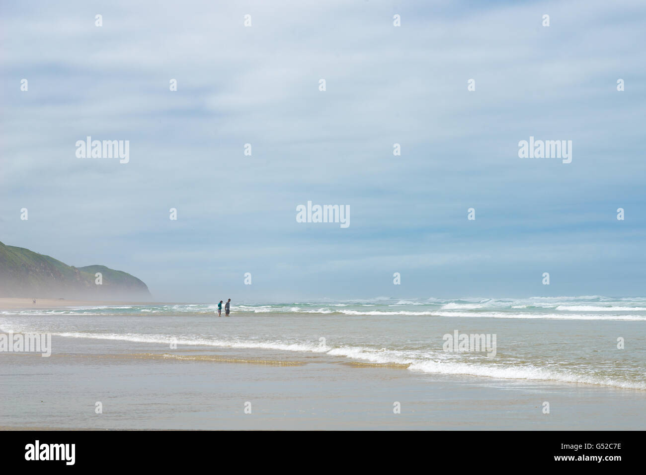 South Africa, Western Cape, Sedgefield, Garden Route, lonely beach in ...