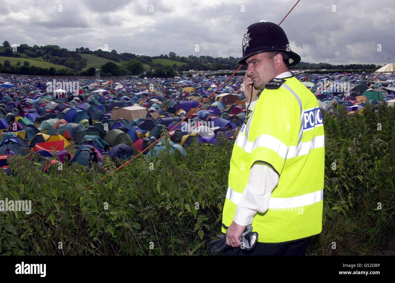 Where a sea of tents have been erected hi-res stock photography and ...