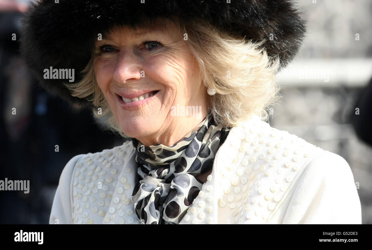 The Duchess of Cornwall attend a service of Holy Communion at St Alban ...