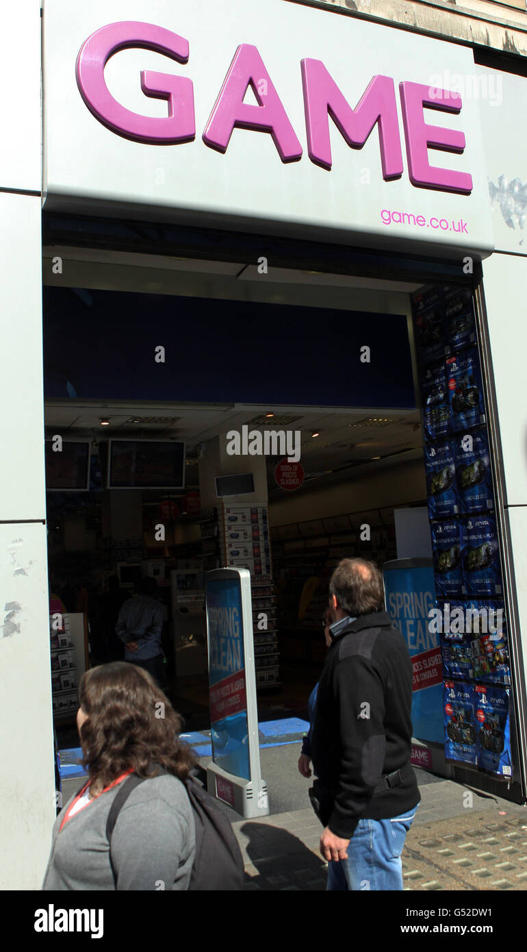 A general view of the Game shop on Oxford Street, London, as nearly ...
