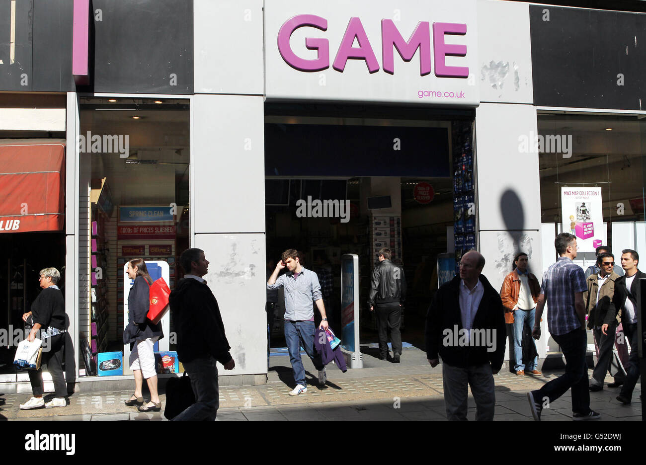 A general view of the Game shop on Oxford Street, London, as nearly ...