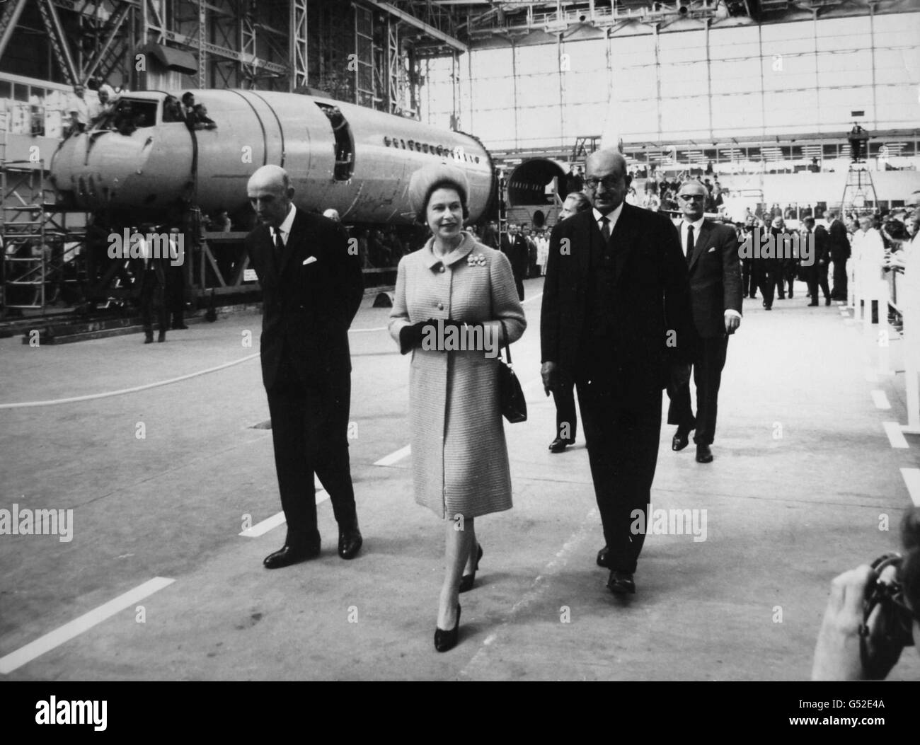 When she saw progress on the anglo french concorde supersonic airliner ...