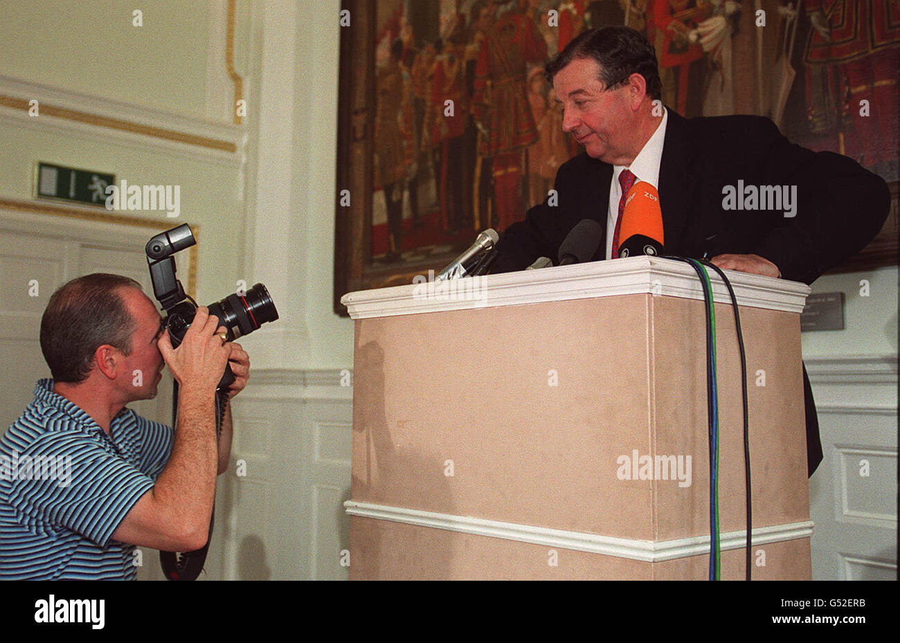 Of prince william lord wakeham hi-res stock photography and images - Alamy