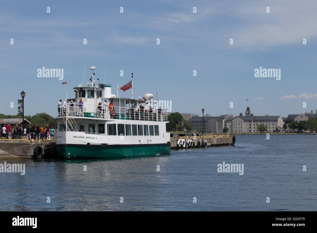 St. Lawrence Seaway - Canadian side Stock Photo - Alamy