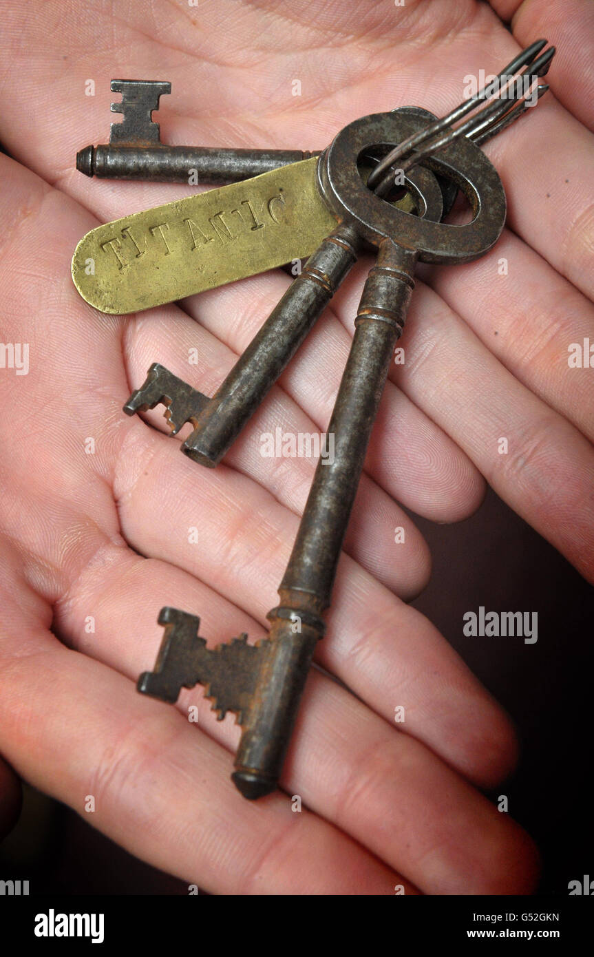 A set of keys used by Titanic crewman Samuel Hemming to unlock the door ...