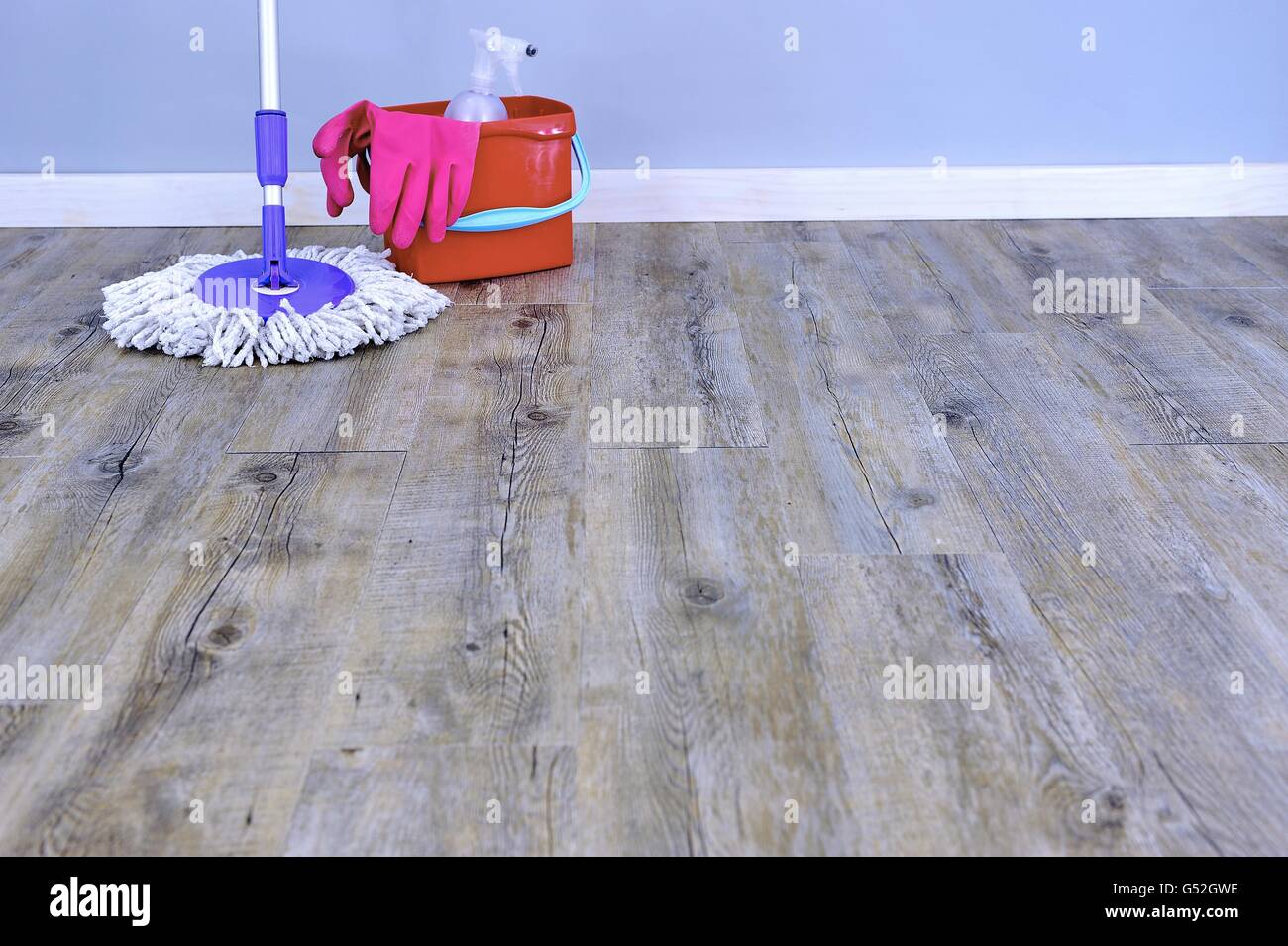 Photo of a broom and mop hi-res stock photography and images - Alamy