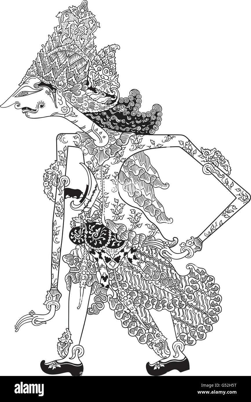 Wayang kulit hitam hi-res stock photography and images - Alamy