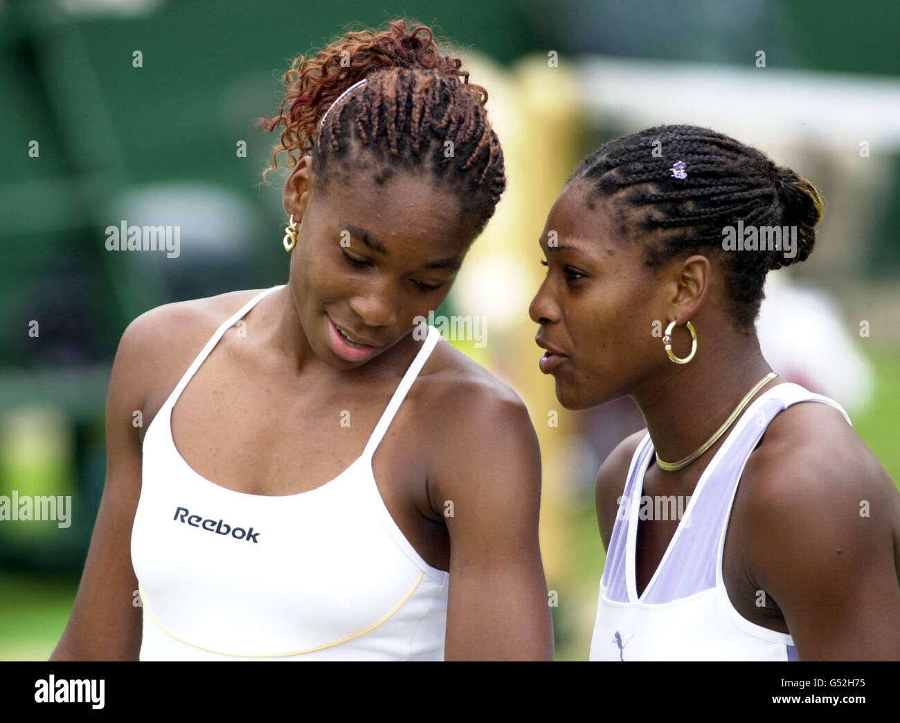 Wimbledon tennis Williams sisters Stock Photo - Alamy