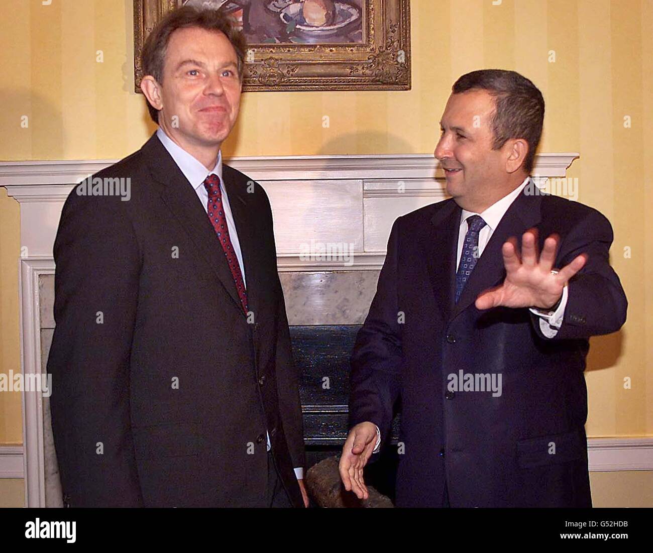 President chirac visit pm blair hi-res stock photography and images - Alamy