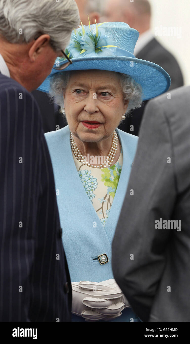 Queen Elizabeth II during a visit to Waltham Forest Town Hall, as part ...