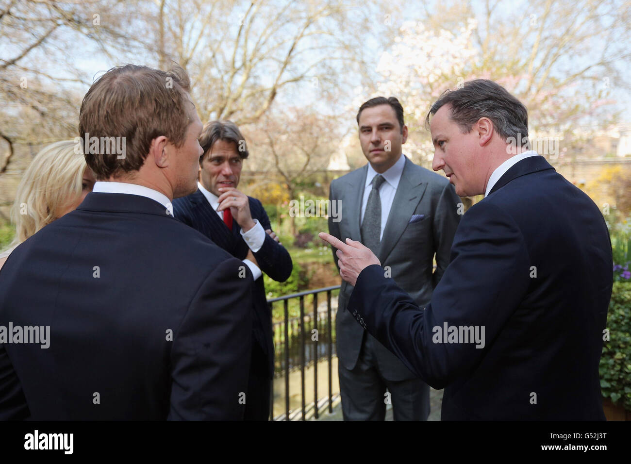 Prime Minster David Cameron meets with former England Rugby Union ...