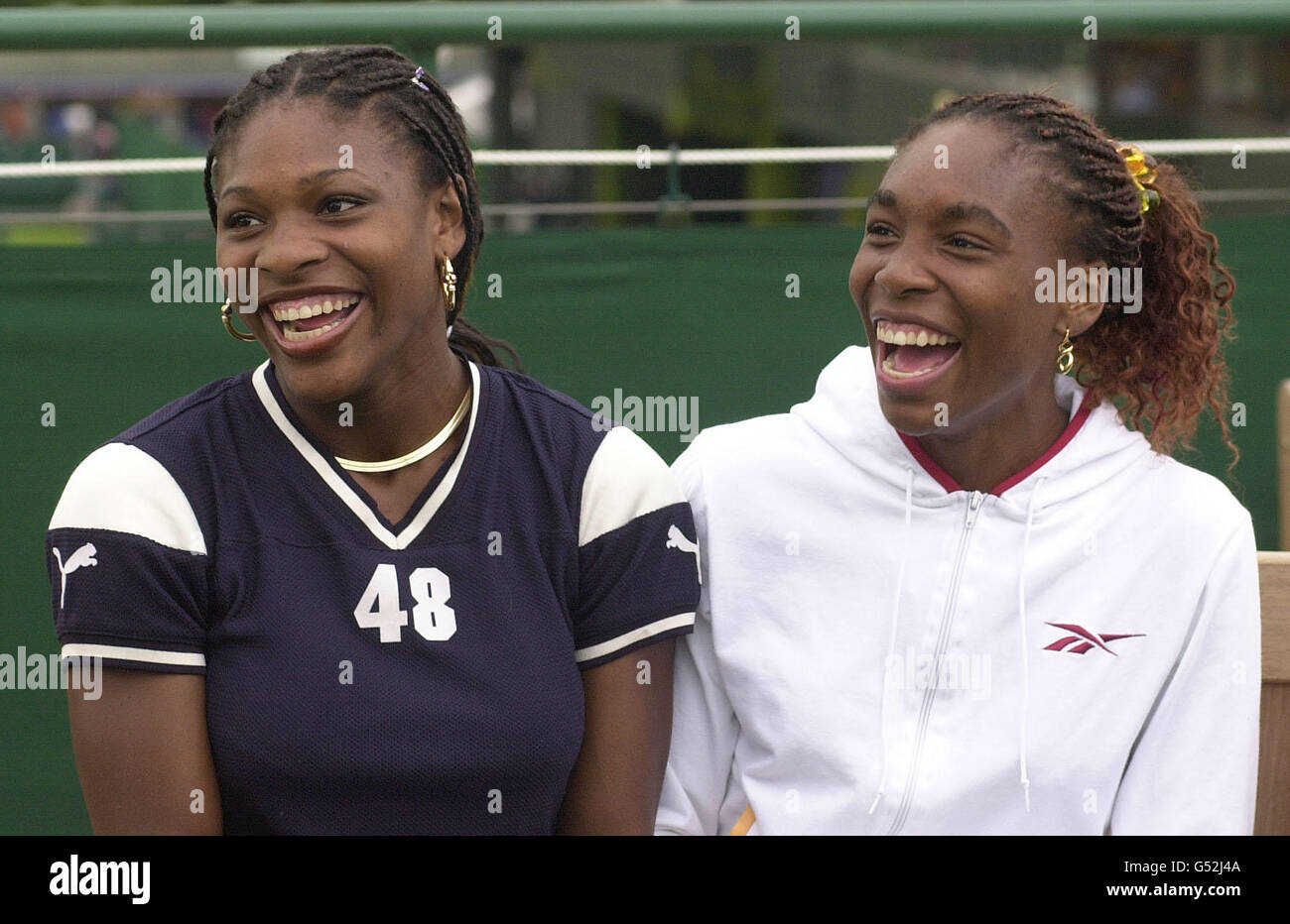 Wimbledon Williams sisters Stock Photo - Alamy