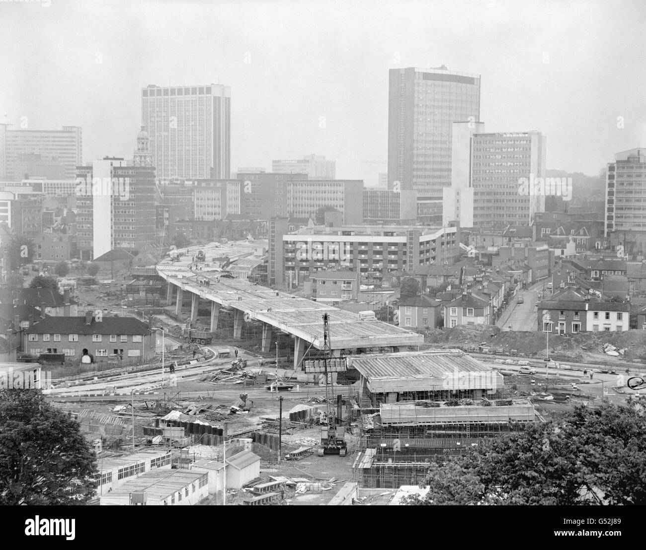 Buildings and Landmarks - Croydon Flyover - Croydon Stock Photo - Alamy