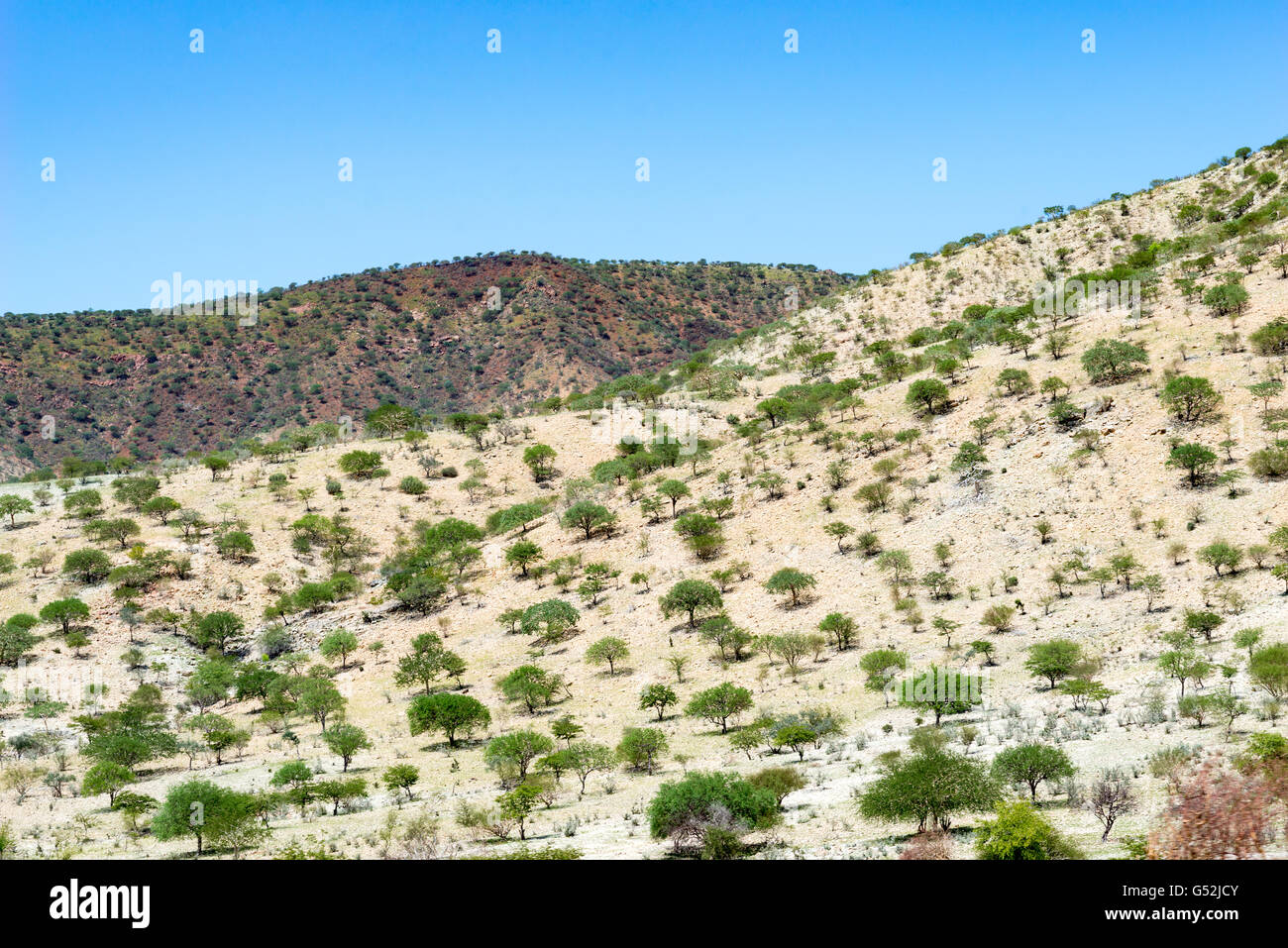 Namibia, Kunene, Kaokoland, adult landscape, landscape at the epupa ...