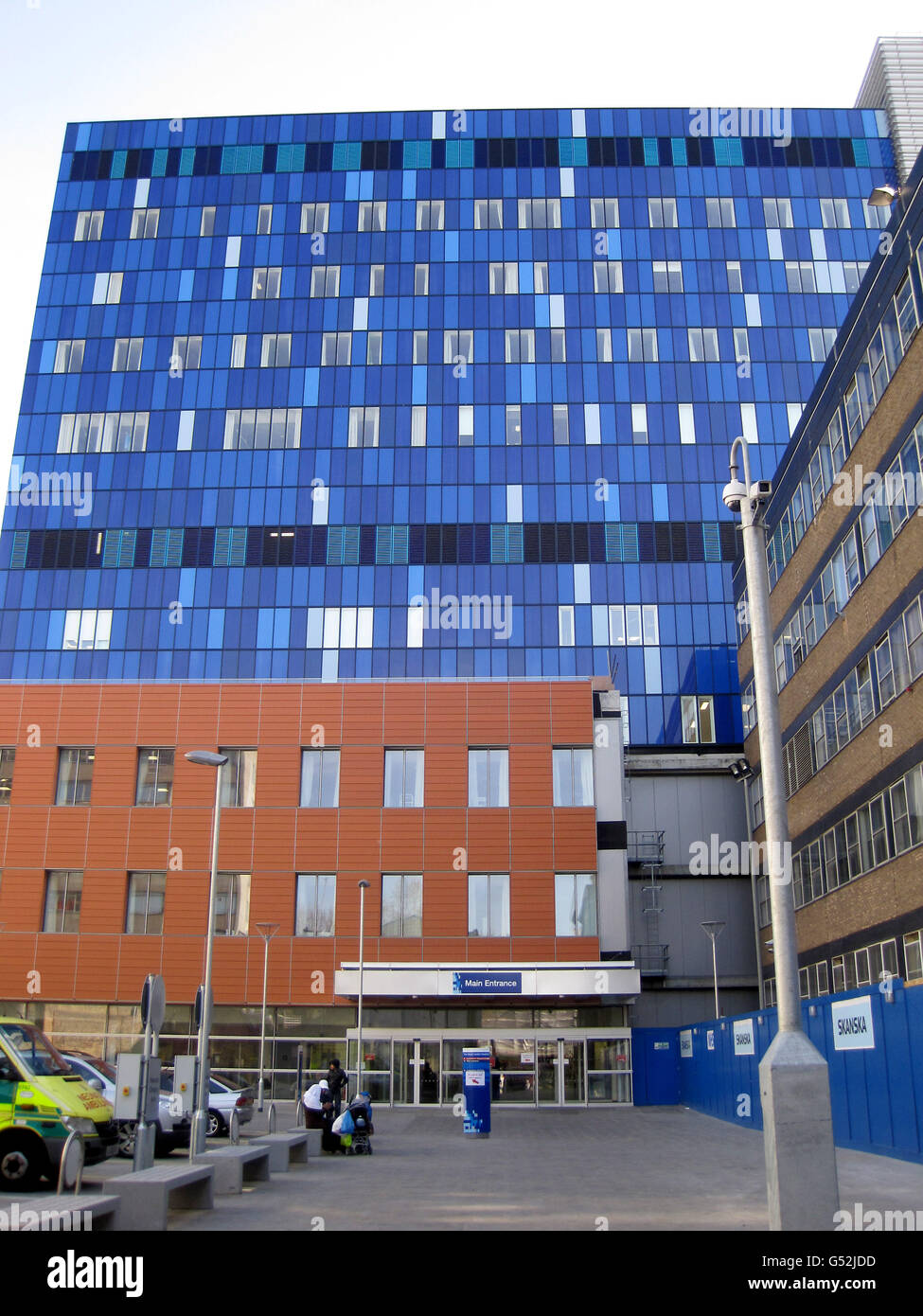 A general view of the Royal London Hospital, London,. A general view of ...