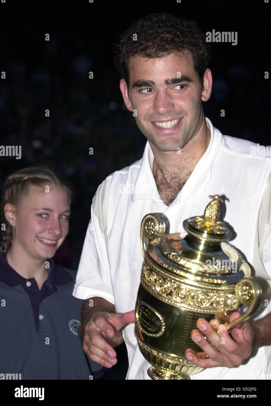 Sampras wimbledon trophy hi-res stock photography and images - Alamy