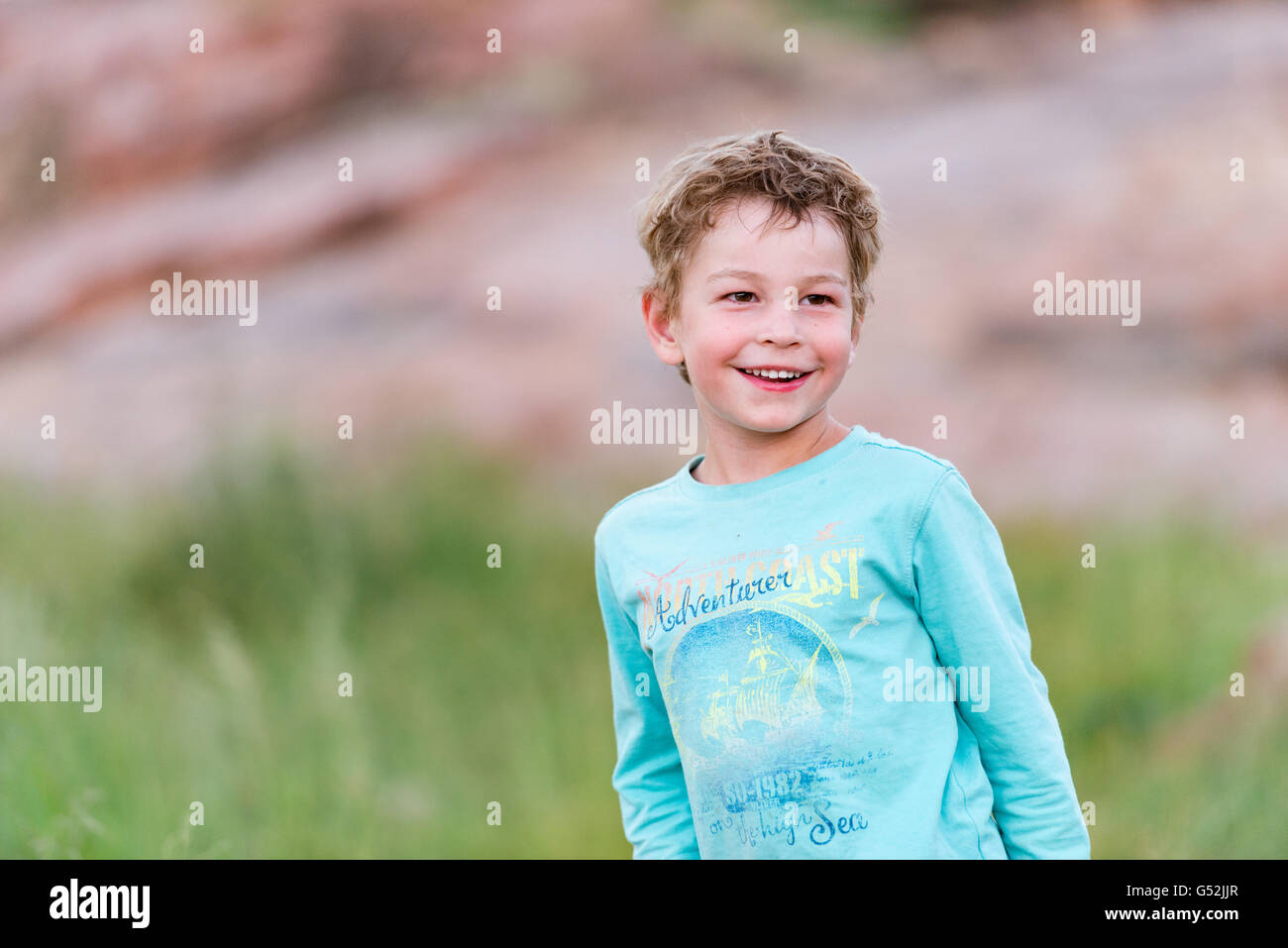Namibia, Kunene, Kaokoland, Little Boy Playing, Playing at the Epupa ...