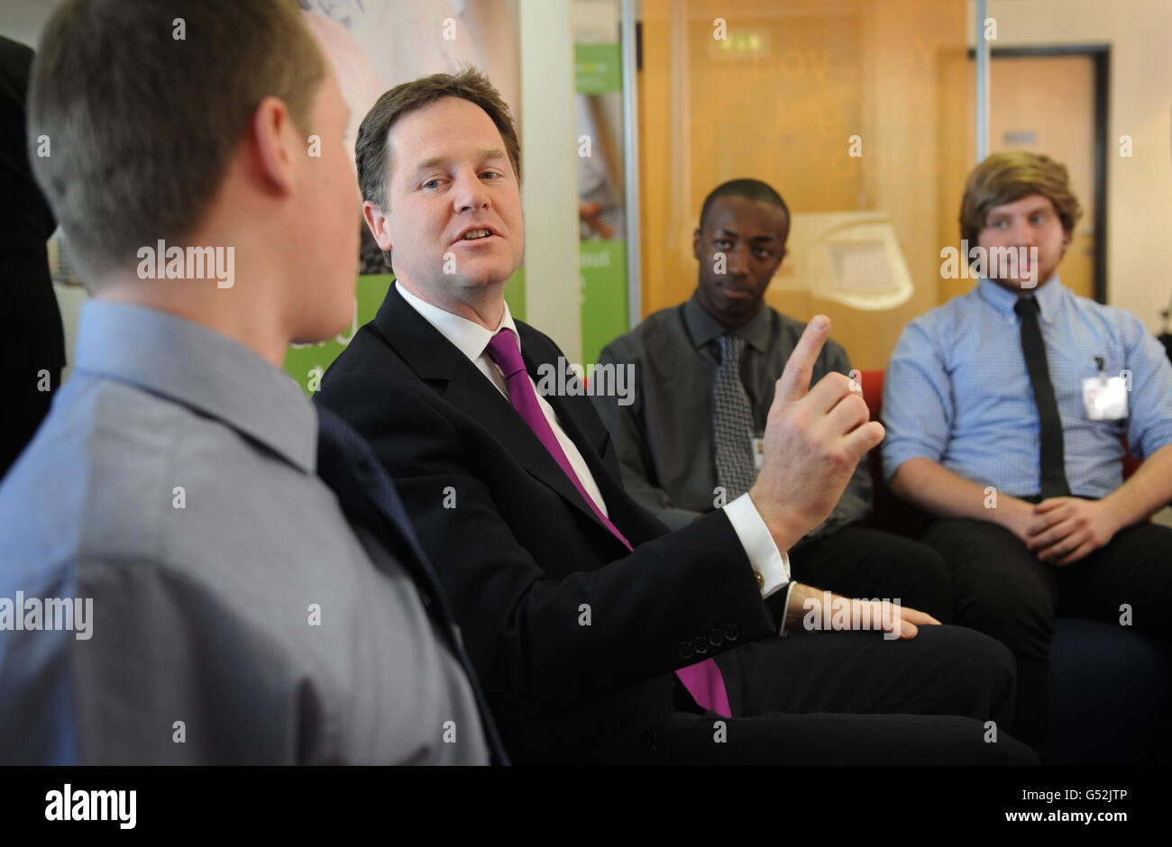 Youth jobs scheme launch Stock Photo - Alamy