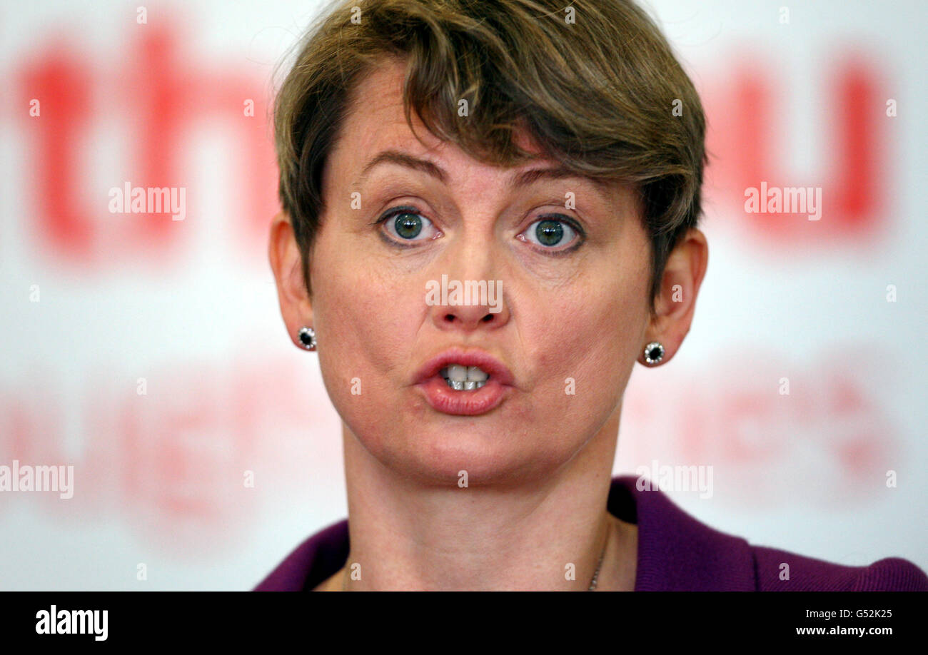 Shadow home secretary Yvette Cooper during the launch of the Labour ...