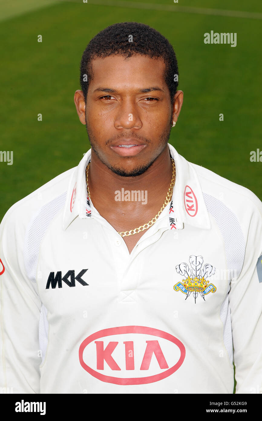 Cricket surrey county cricket club press day the kia oval hi-res stock ...