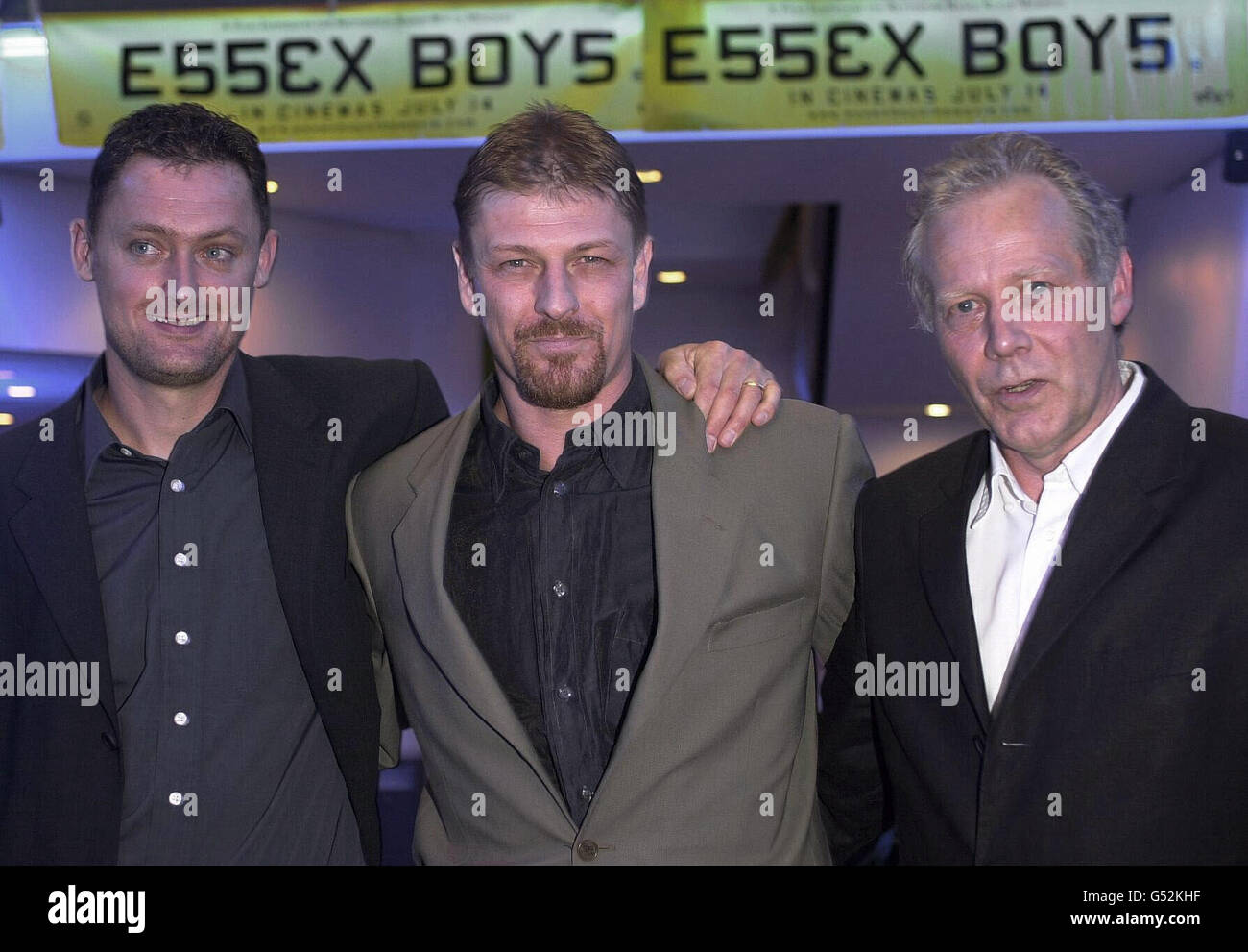 Smiling goatee celebrity arm round black shirt goatee film premiere hi ...