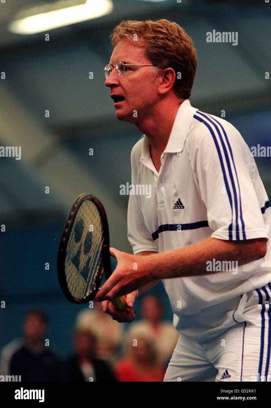 Celeb tennis Mark Curry Stock Photo - Alamy
