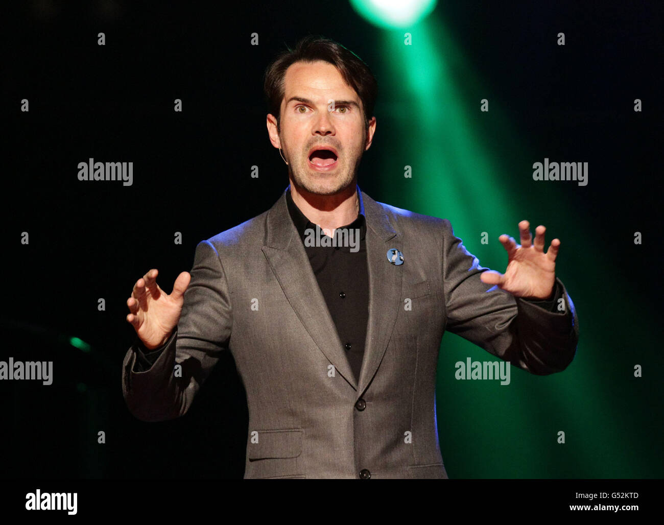 Jimmy Carr on stage during the Teenage Cancer Trust Comedy Night, at ...