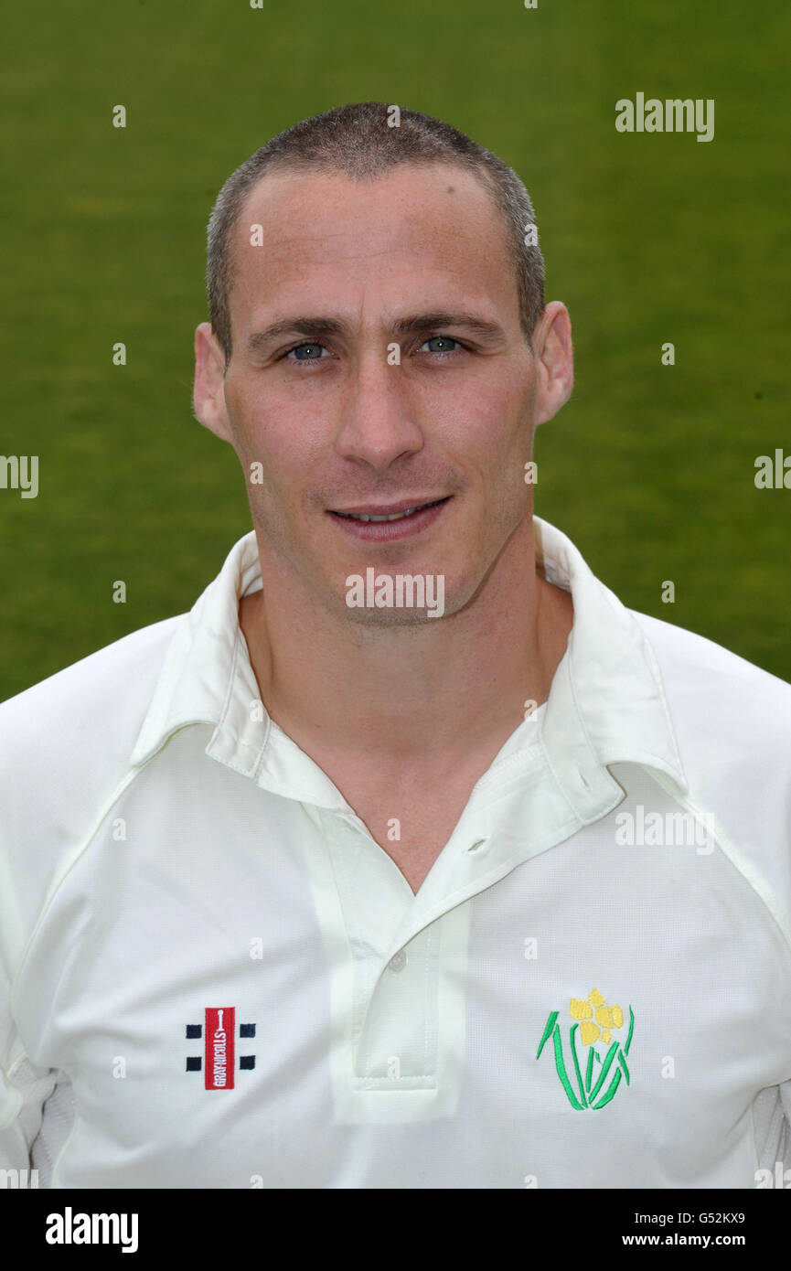 Simon Jones during the press day at the SWALEC Stadium, Cardiff Stock ...