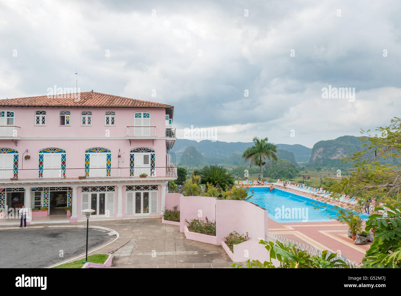 Vinales landscape from hotel swimming pool hi-res stock photography and ...