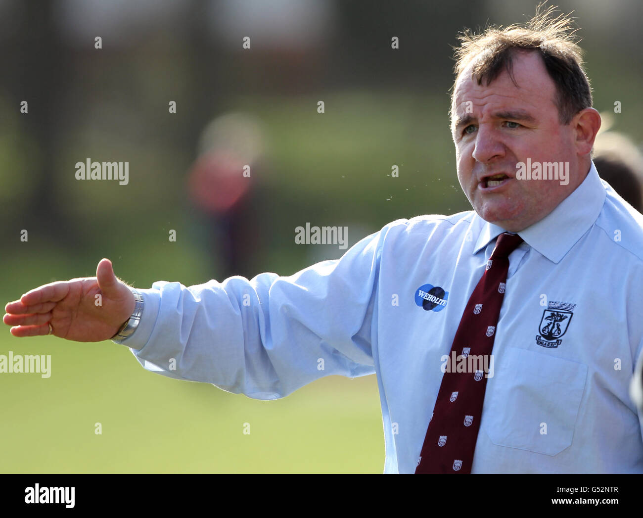 Gala coach George Graham during the RBS National Cup Semi-Final match ...