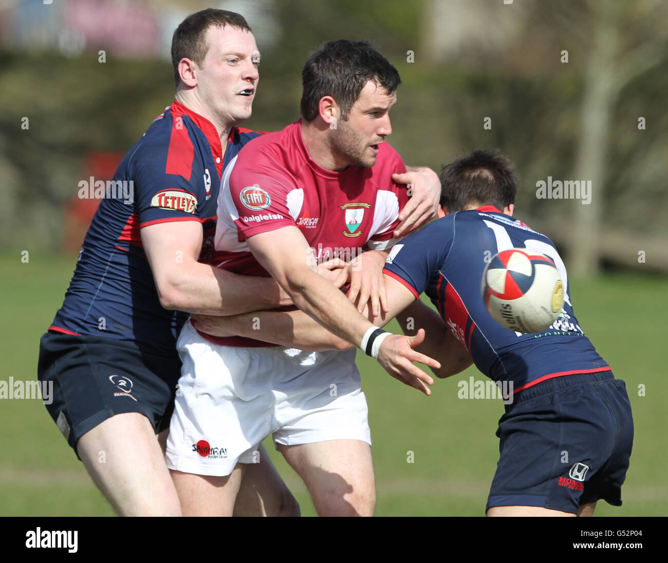 Action rbs national cup semi final match mayfield hi-res stock ...