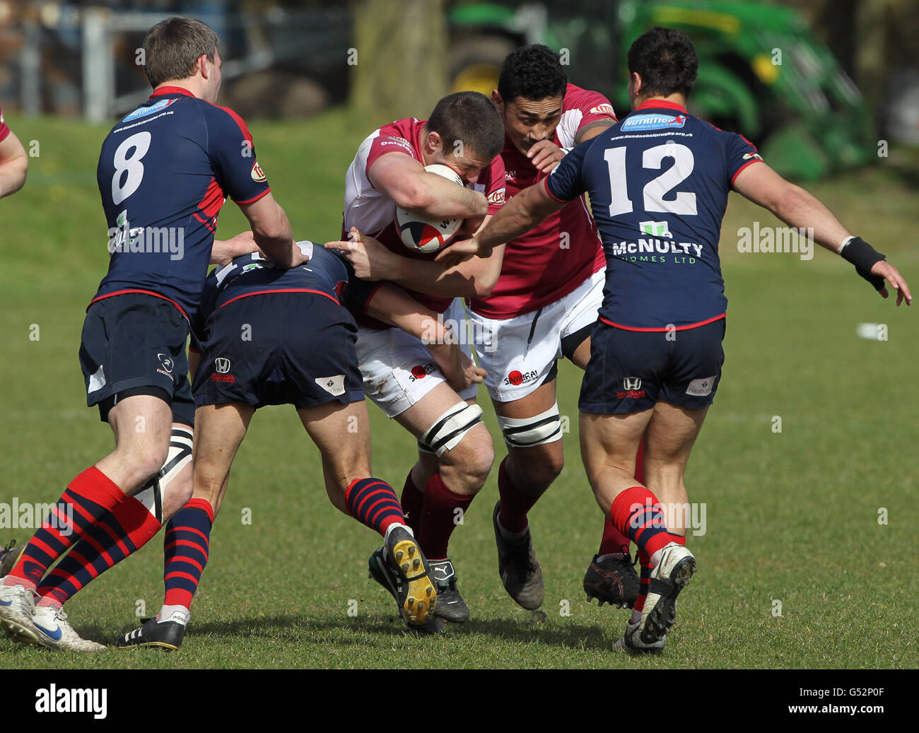 Action rbs national cup semi final match mayfield hi-res stock ...