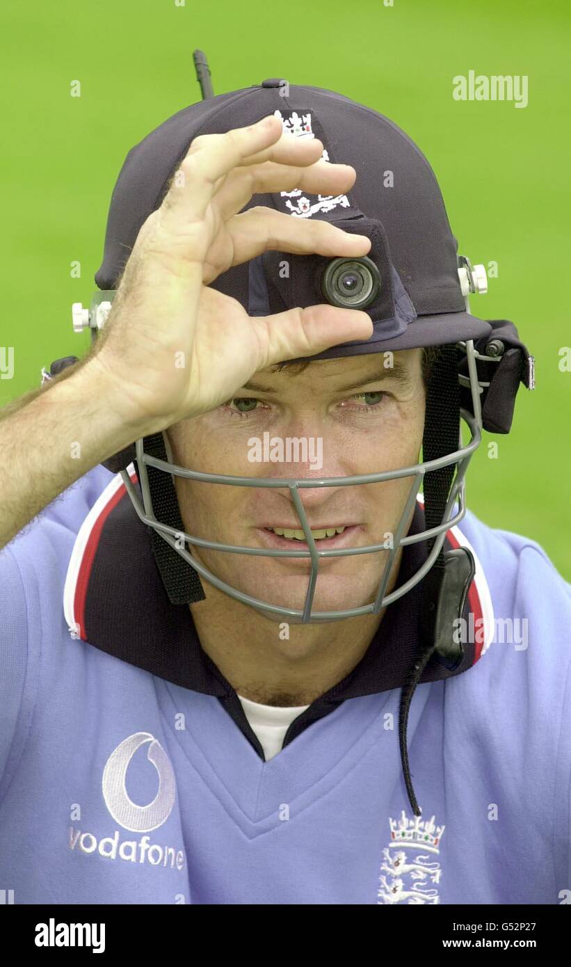 Hick helmet technology Stock Photo - Alamy