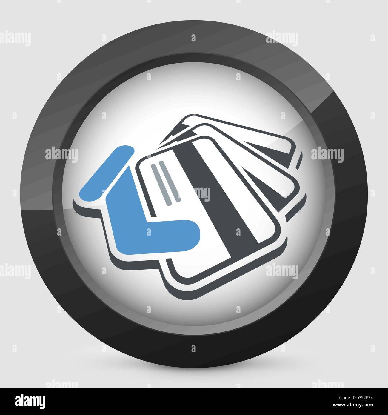 Credit card label Stock Vector Image & Art - Alamy