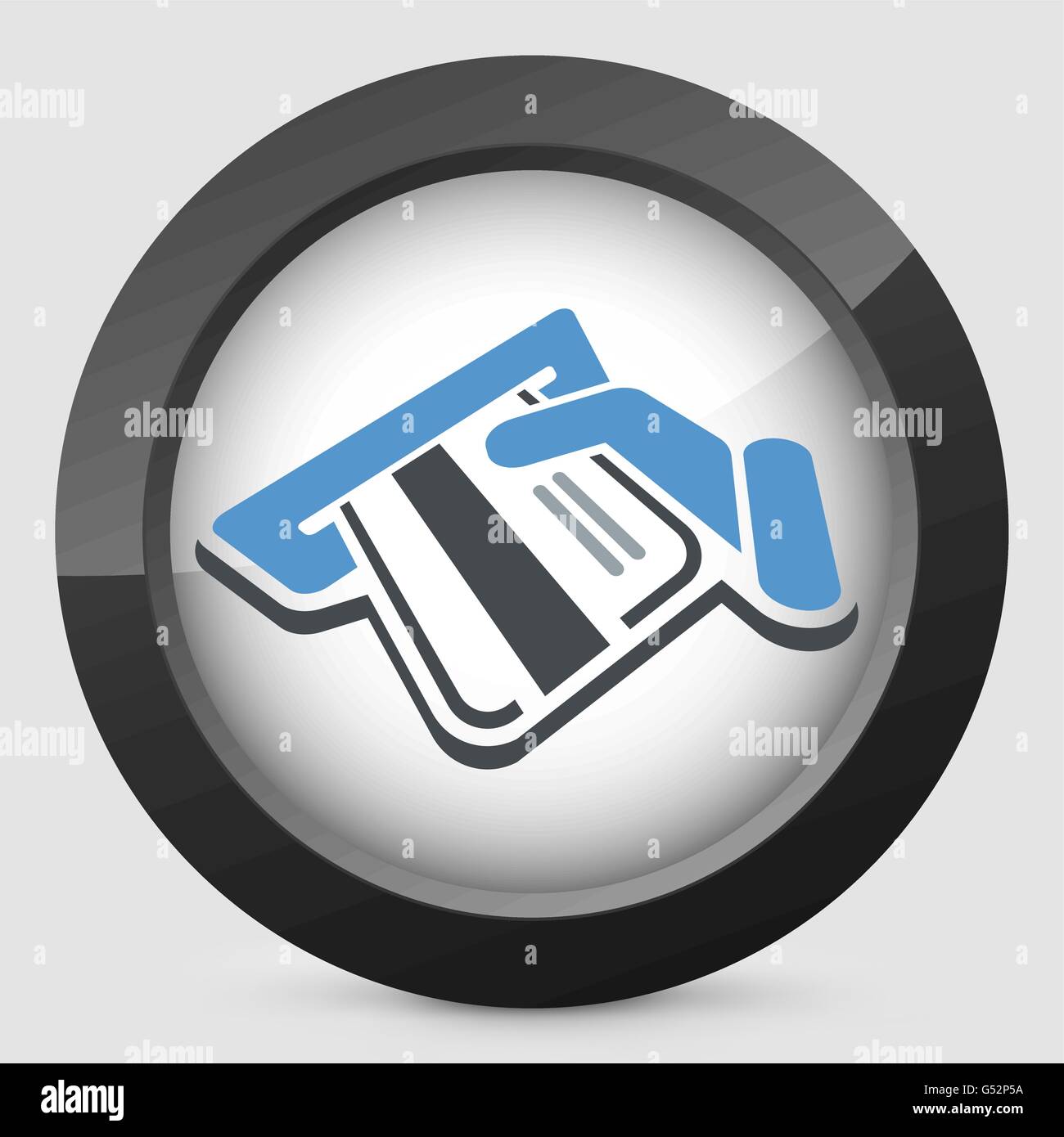 Paying credit card shop machine Stock Vector Images - Alamy