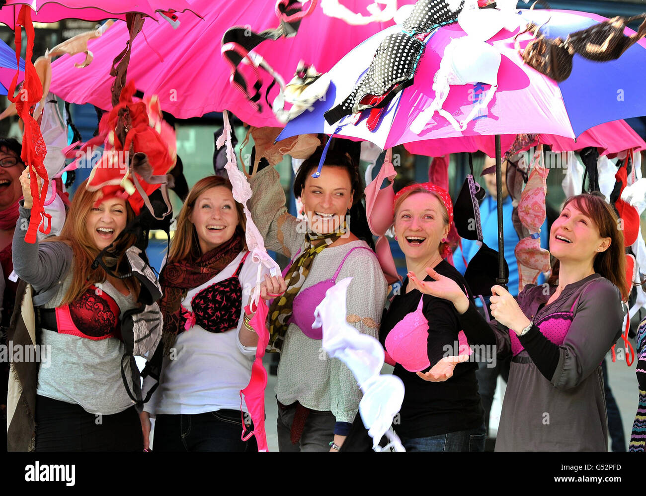 Oxfams big bra hunt hi-res stock photography and images - Alamy