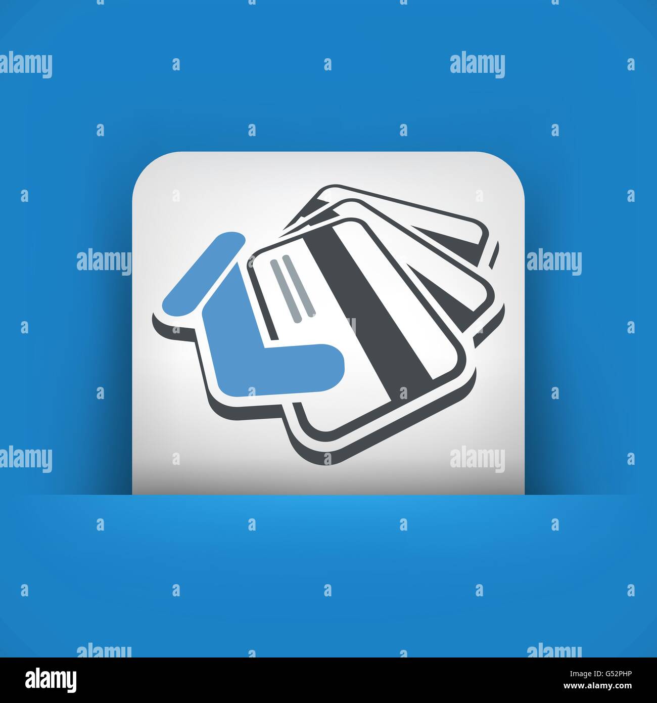 Credit card label Stock Vector Image & Art - Alamy