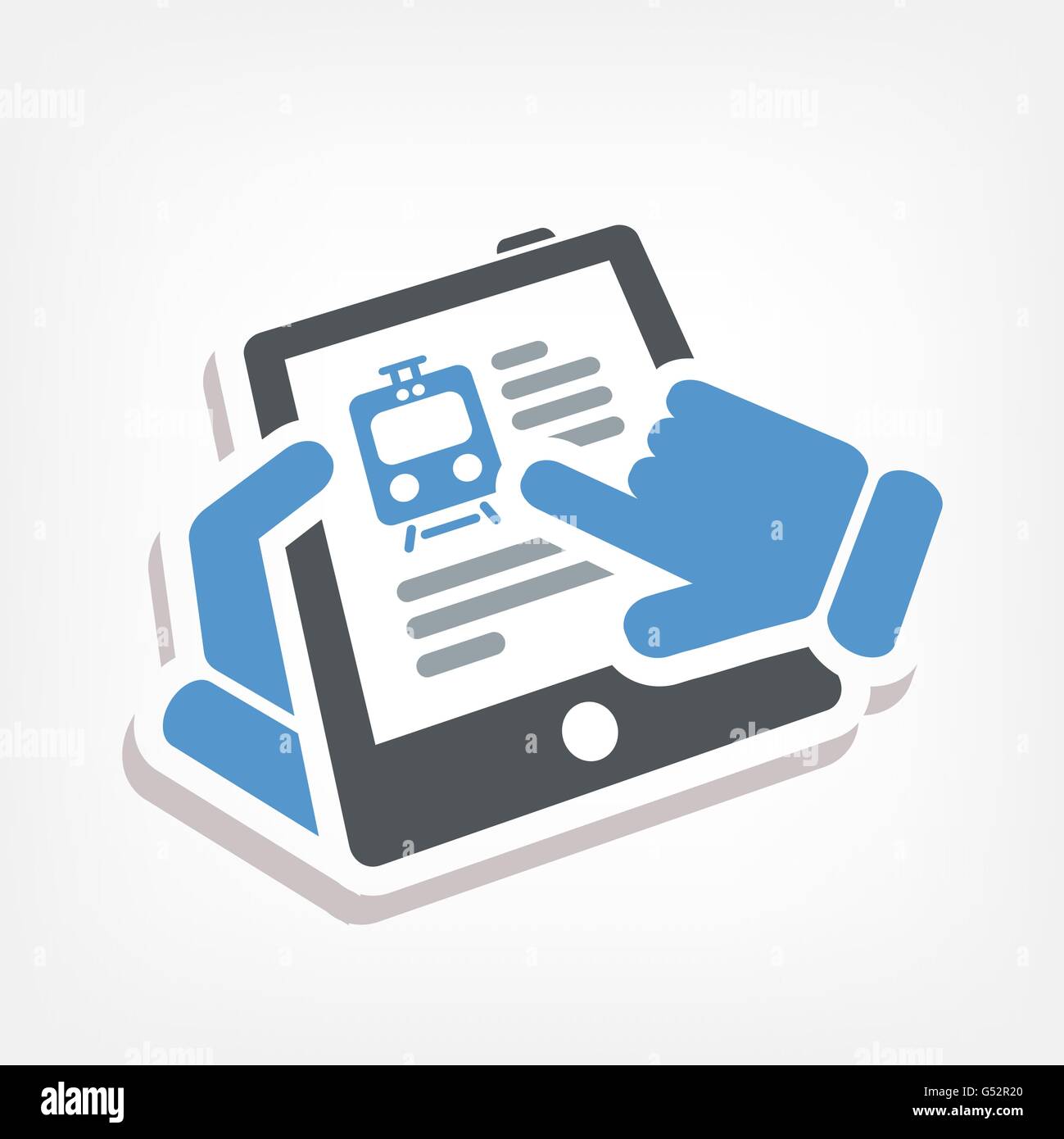 Train reservations Stock Vector Images - Alamy