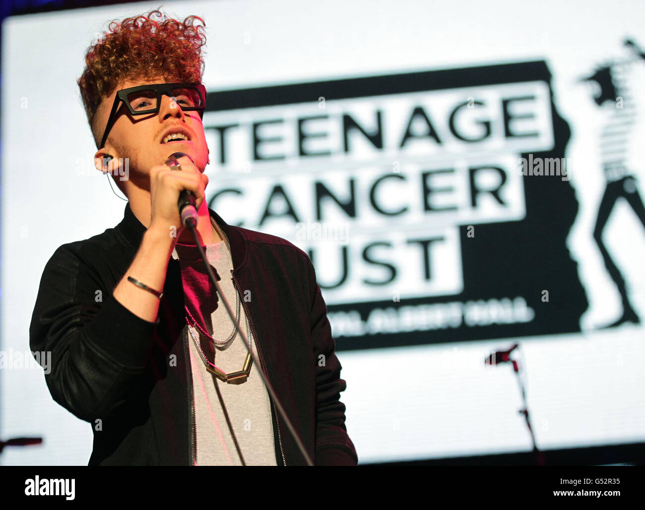 Singer-songwriter Daley performing onstage during the Teenage Cancer ...