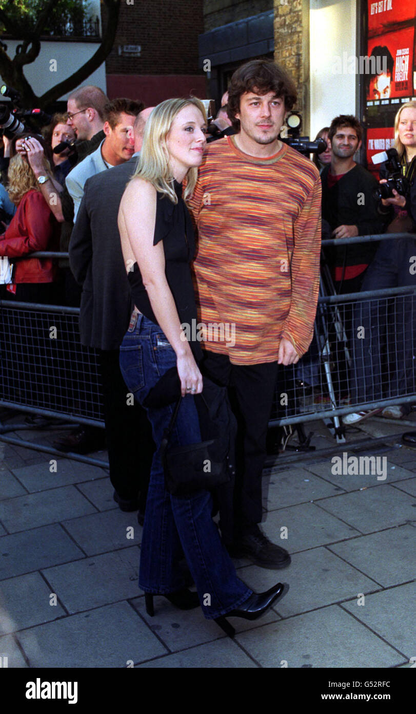 Actor and comedian Alan Davies with his girlfriend Children's BBC TV ...