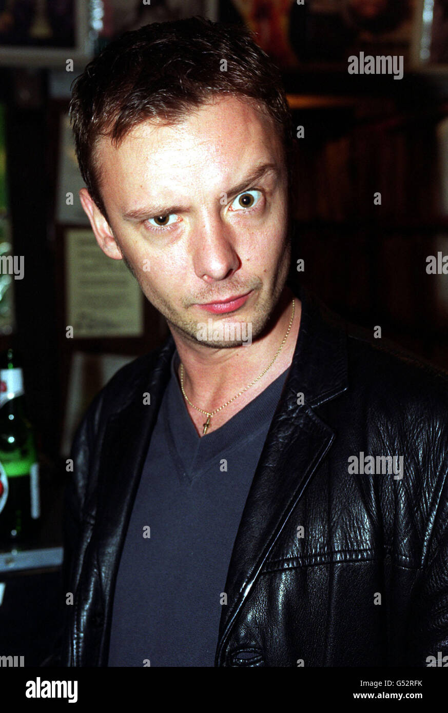 Actor John Simm inside Reckless Records in Islington, after attending ...