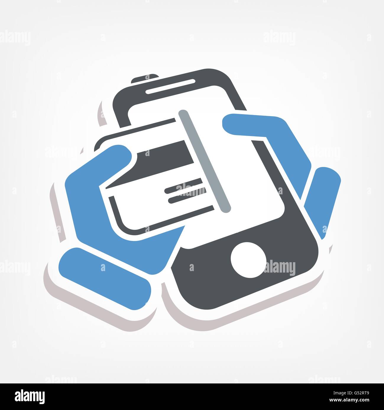 Card phone icon Stock Vector Image & Art - Alamy