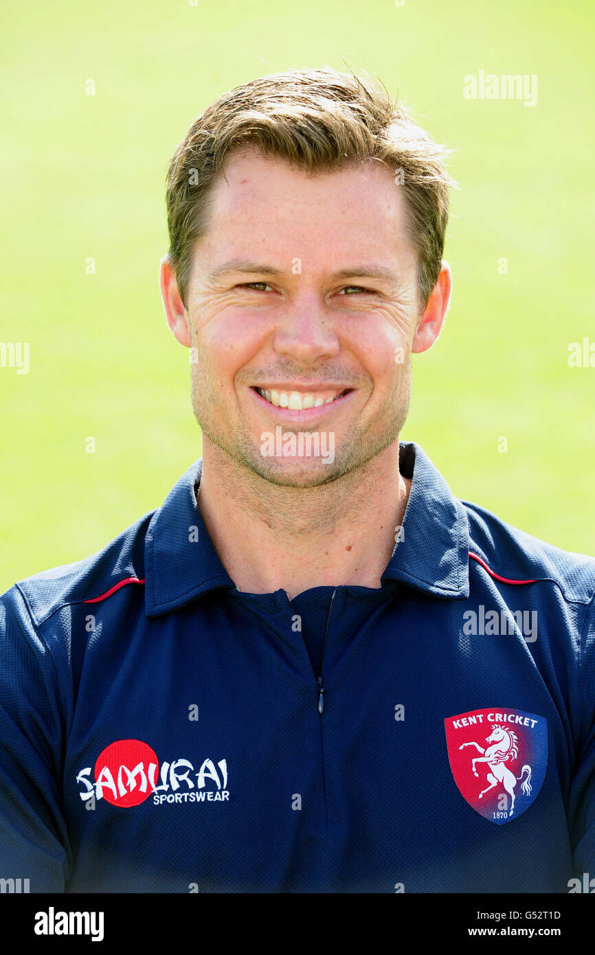 Cricket - 2012 Kent Photocall - St Lawrence Ground. Kent's Geraint ...