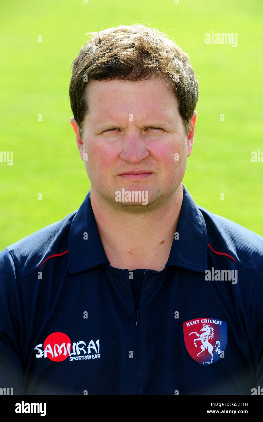Cricket kent photocall st lawrence ground hi-res stock photography and ...