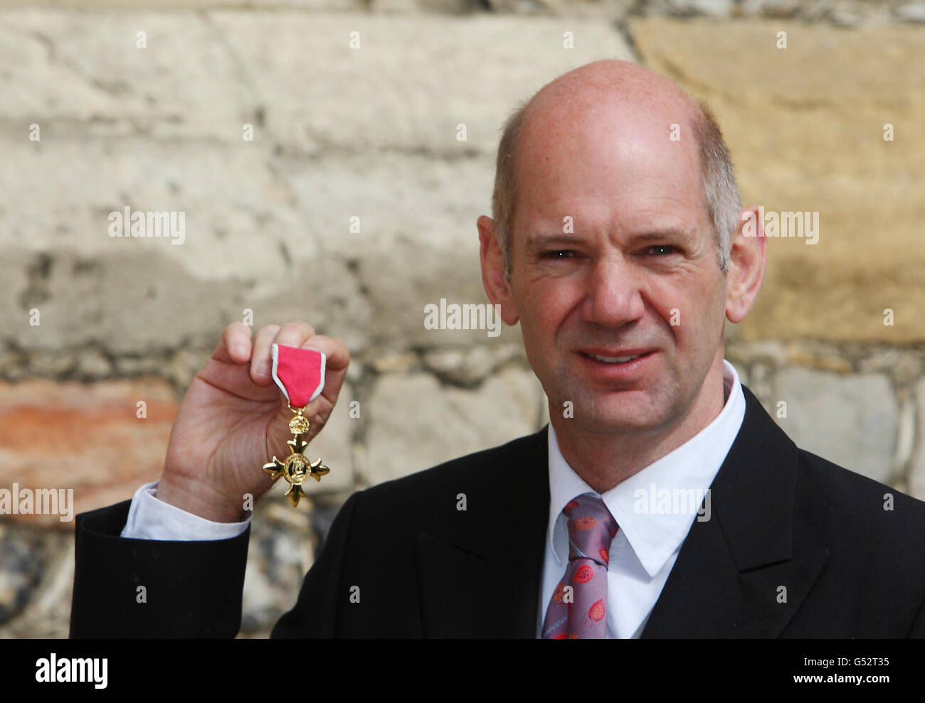 Chief technical officer with the Red Bull team Adrian Newey after he ...