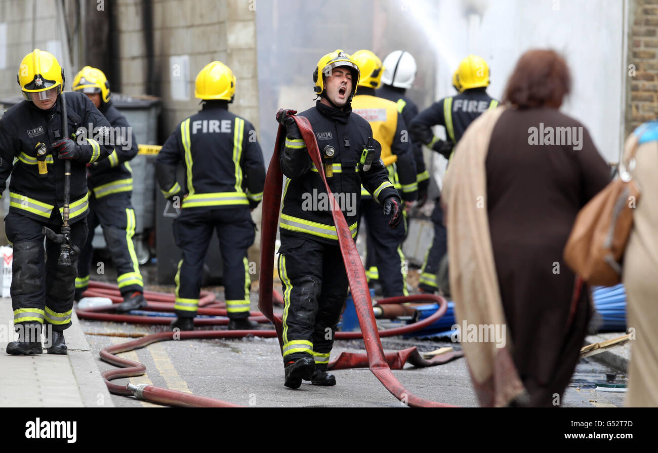 Explosion in Camberwell Stock Photo - Alamy