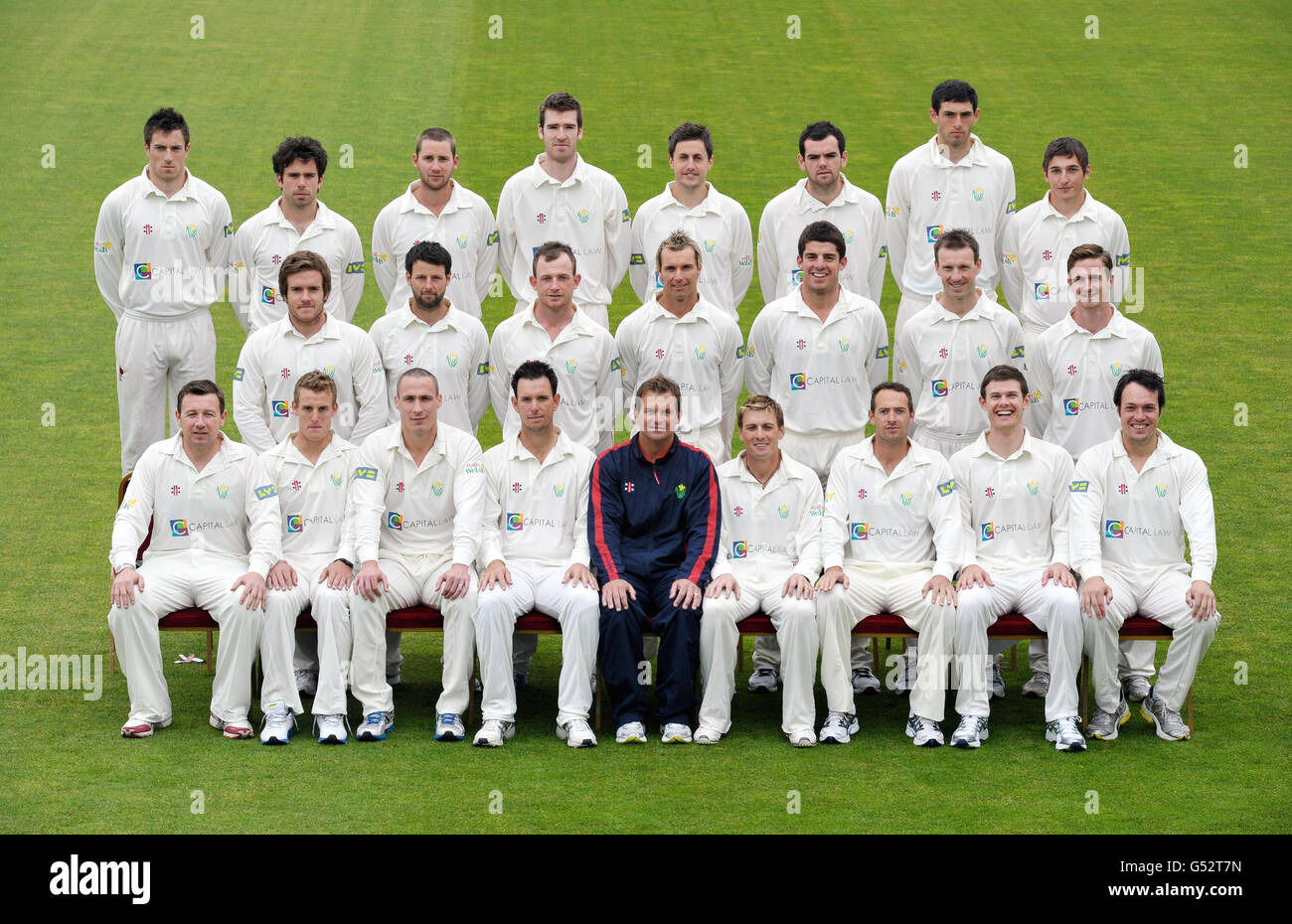 (Back left to right) Will Owen, Chris Ashling, Chris Cooke, John Glover ...