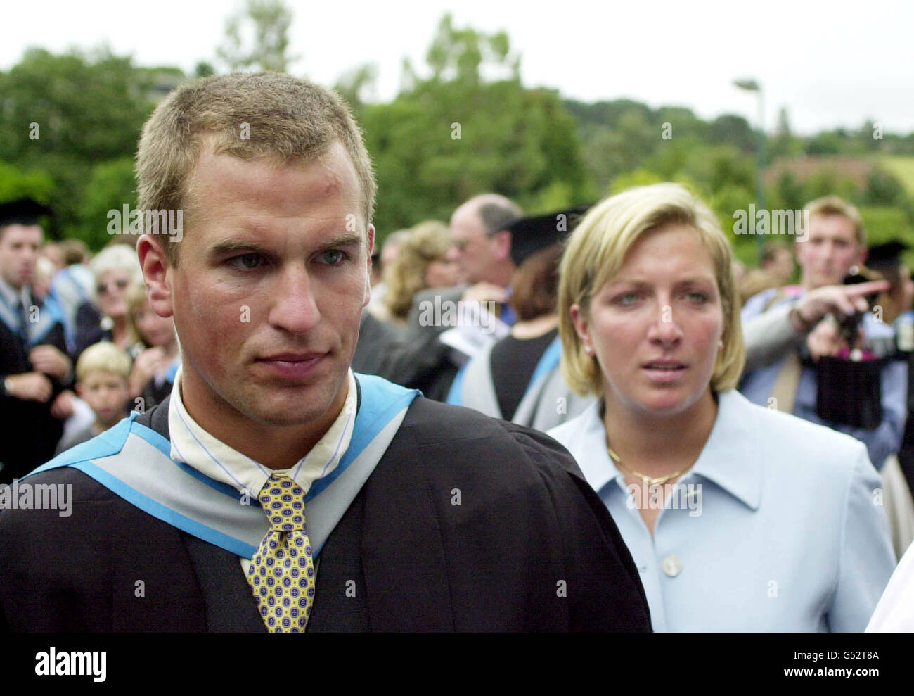 Peter Phillips graduation Elizabeth Stock Photo - Alamy